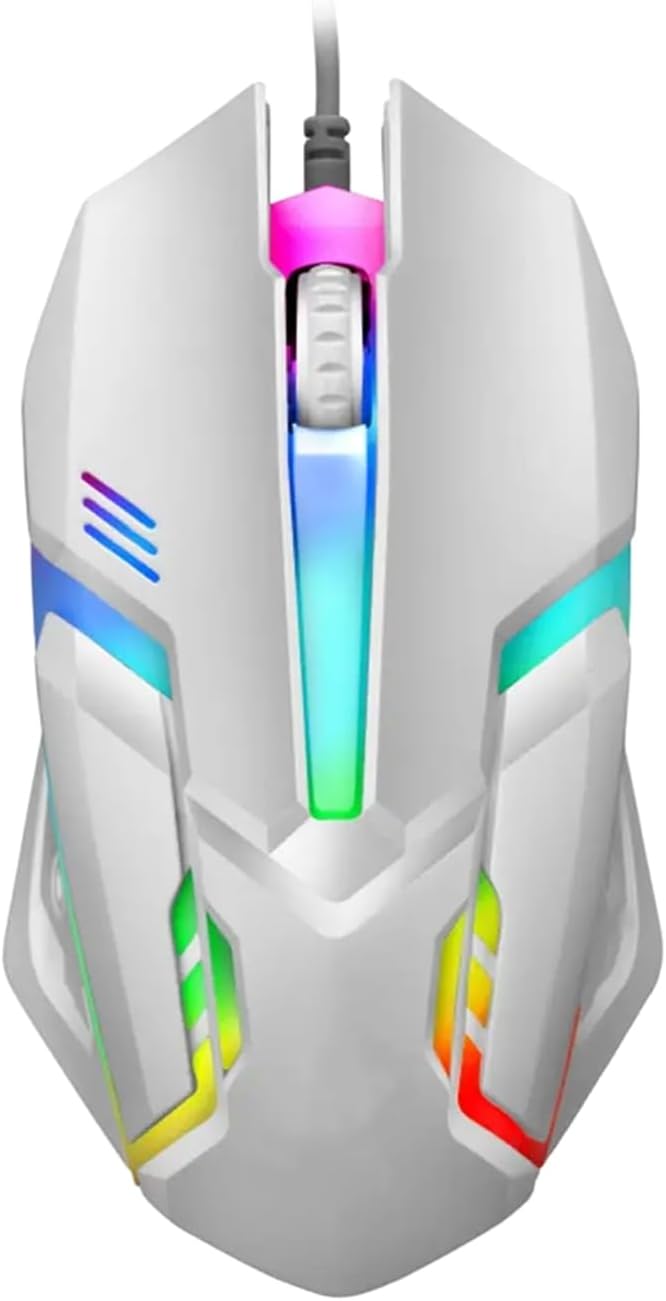 Amazon.com: Dutdsral Computer Optical Mouse Led Backlight Desktop USB ...