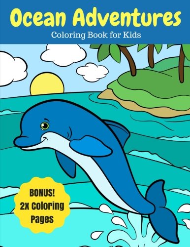 Amazon.com: Ocean Adventures: Sea Creatures and Ocean Animals Coloring ...
