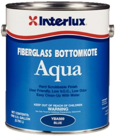 Amazon.com: Interlux YBA569/1 Fiberglass Bottomkote Aqua Antifouling ...