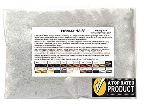 Amazon.com: Finally Hair Fibers Refill Bag - 56 Grams of Premium Hair ...