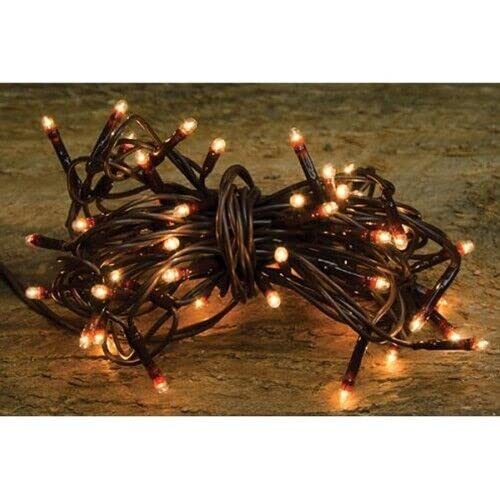 Amazon.com: for 35ct Count Teeny Tiny Rice Light Set String Brown Wire ...