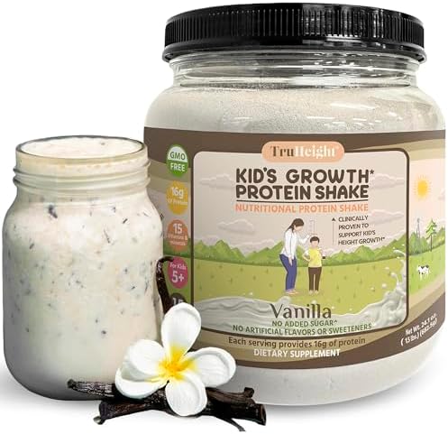 Amazon.com: TruHeight Growth Protein Shake (Vanilla, Whey) Natural ...