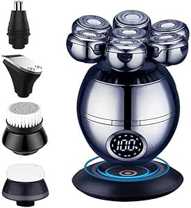 Electric Razor for Men's, 7D Floating Cutter Head Base Charging ...