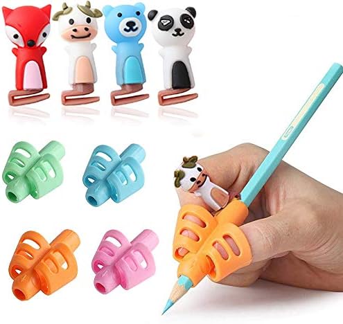 Kindergarten School Supplies SANNIX 16 PCS Pencil Finger Grips For Kids ...