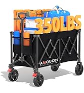 Amazon.com: AMADA HOMEFURNISHING Wagons Carts Foldable, Collapsible ...