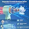 WHATOOK Portable Handheld Turbo Fan: Mini Fans with 5 Gear Wind ...