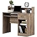 Amazon.com: South Shore Axess Desk with Keyboard Tray-Weathered Oak ...