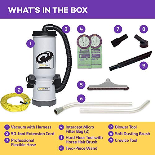 Snapklik.com : ProTeam MegaVac 10 Quart Backpack Vacuum w/Blower