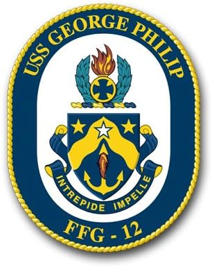 Amazon.com: US Navy Ship USS George Philip FFG-12 Decal Sticker 3.8" 6 ...