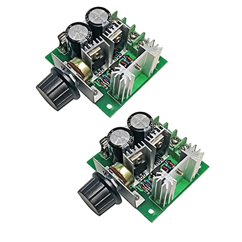 Snapklik.com : 2 Pack 10A 12V-40V DC Motor Speed Controller 12V 24V PWM ...