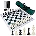 Amazon.com: Juegoal 20" Portable Chess & Checkers Set, 2 in 1 Travel ...