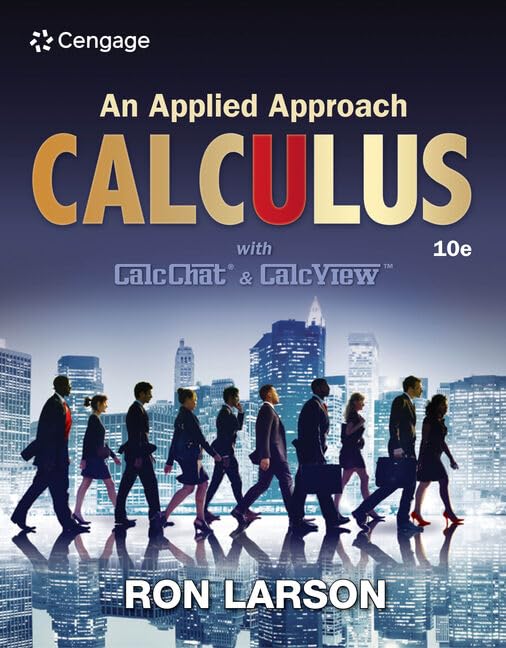 Calculus: An Applied Approach, Brief: Larson, Ron: 9781305860926 ...