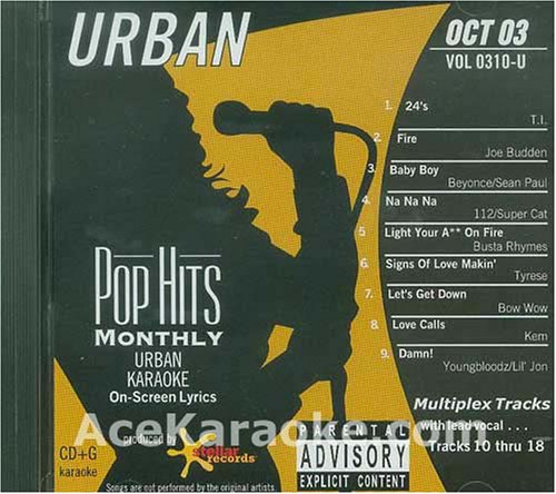 Karaoke Music CDG: Pop Hits Monthly Urban October 2003 CDG - Amazon.com ...