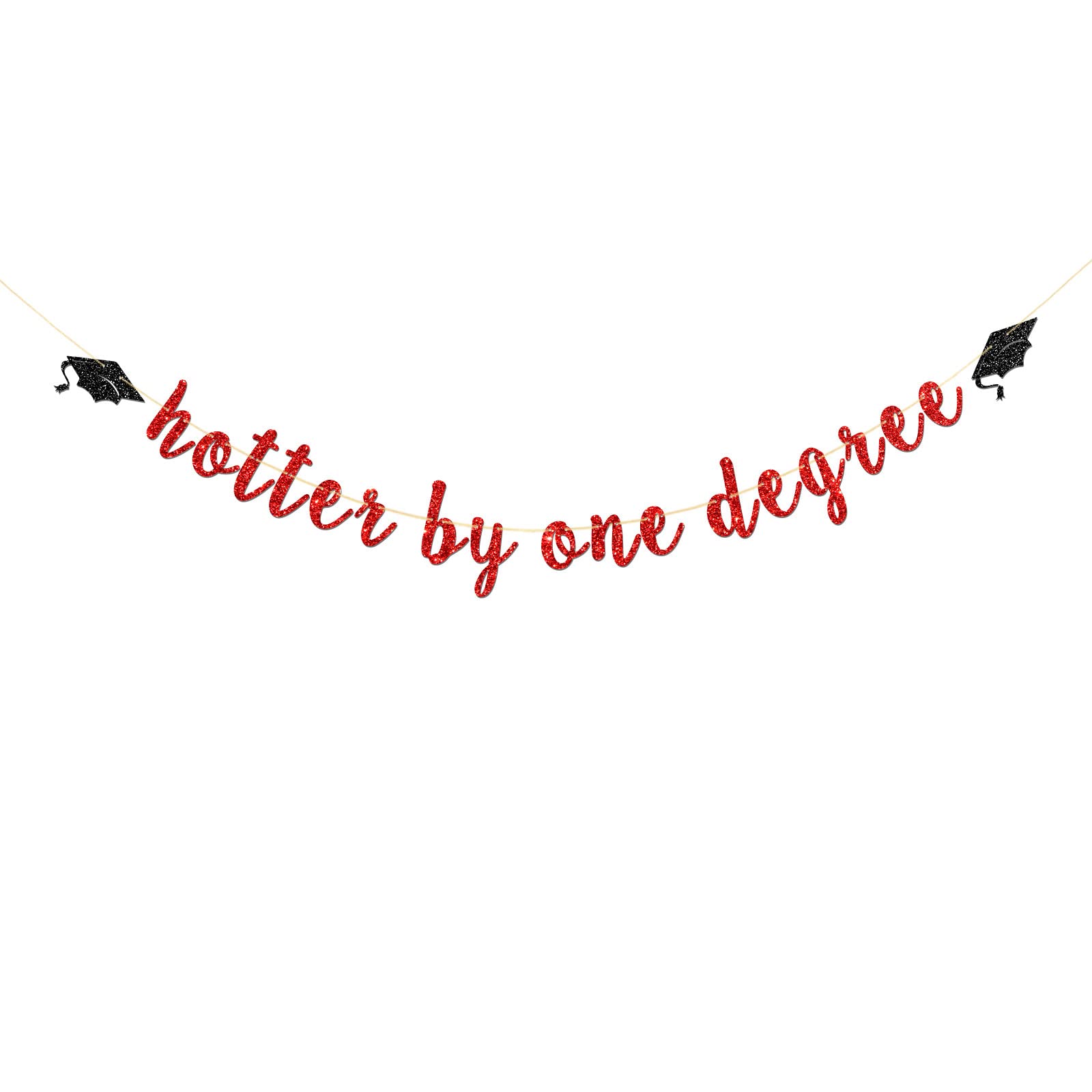 Amazon.com: RoadSea Hotter By One Degree Banner - Congrats Master Party ...