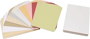 Amazon.com: Miskall 100Pcs Cardstock Paper, 15x10CM Pearlescent Card ...