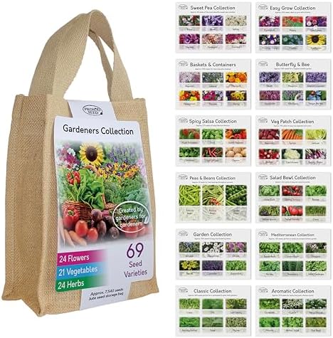 Grow Your Own Seed Box by Garden Pack - 70 Varieties of Flower, Herb ...