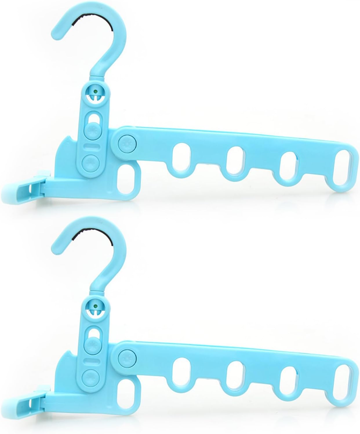 Paquete de 2 perchas plegables de viaje para ropa, percha plegable para ...