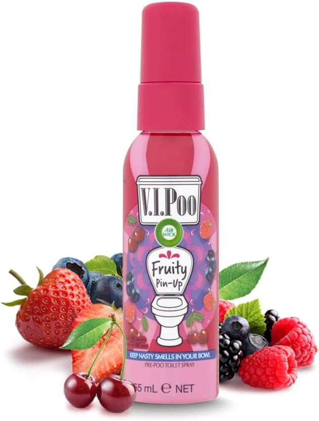 Air Wick V.I.Poo Toilet Pre-Poo Spray, Fruity Pin Up, 55mL : Amazon.com ...
