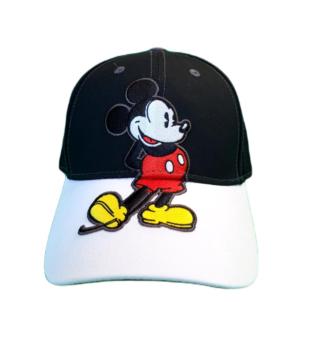 Amazon.com: Disney Big Mickey Mouse Classic Embroidered - Hook and Loop ...