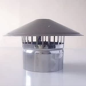 rain Bonnet Chimney Cover Chimney Cover in galvanised Rounded Corners ...