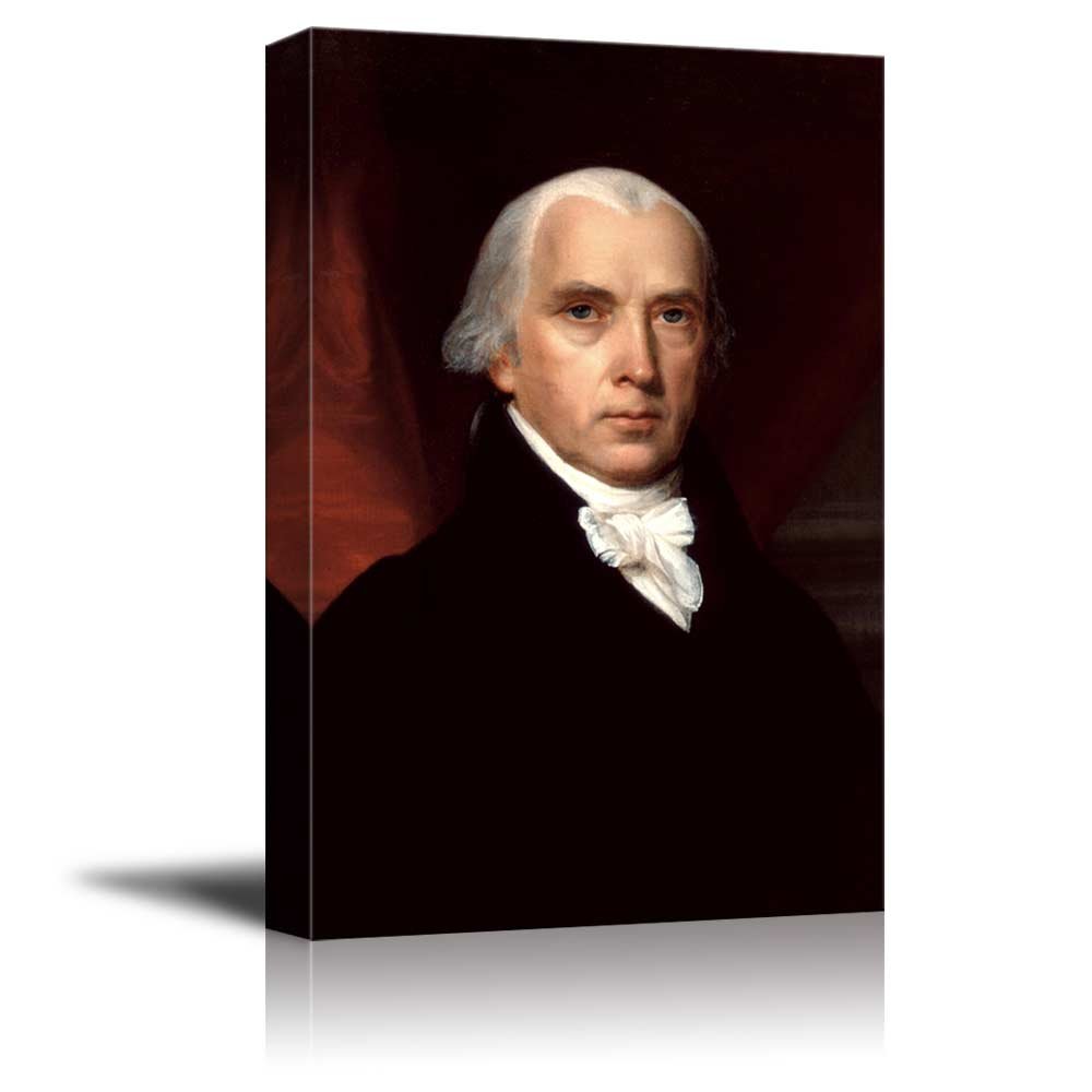 Amazon.com: wall26 - Portrait of James Madison by John Vanderlyn (4th ...