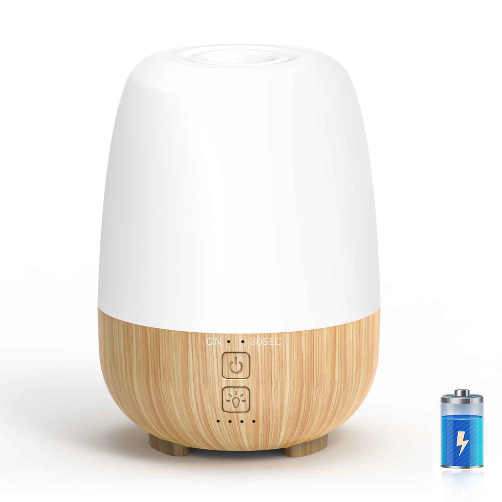 Amazon.com: SEEDSEEL 150ML Cordless Essential Oil Diffuser, Built-in ...