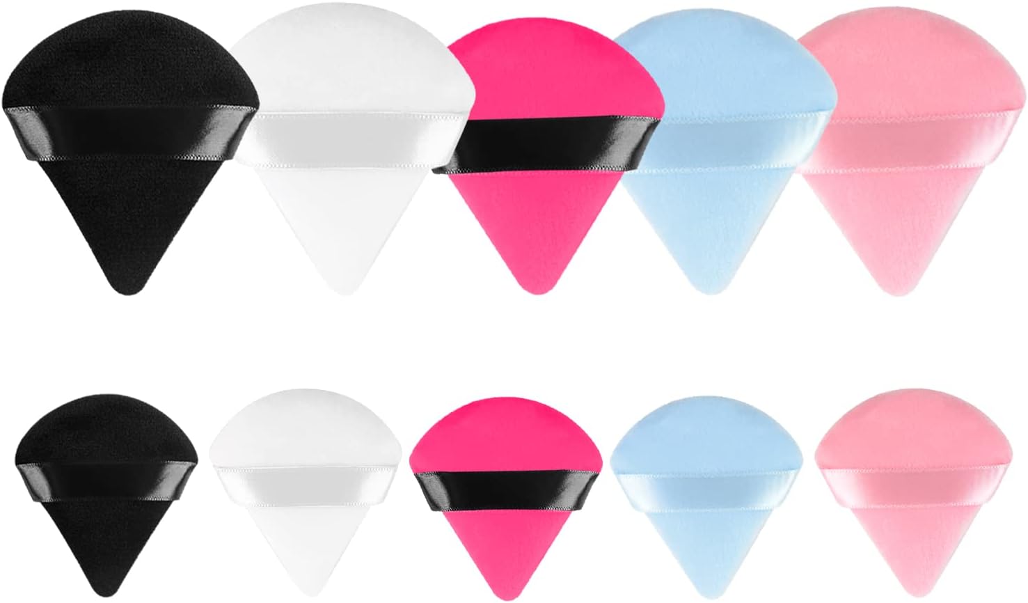 Amazon.com : SALOCY Finger Puff, 25 Pcs Finger Powder Puff Mini Makeup ...