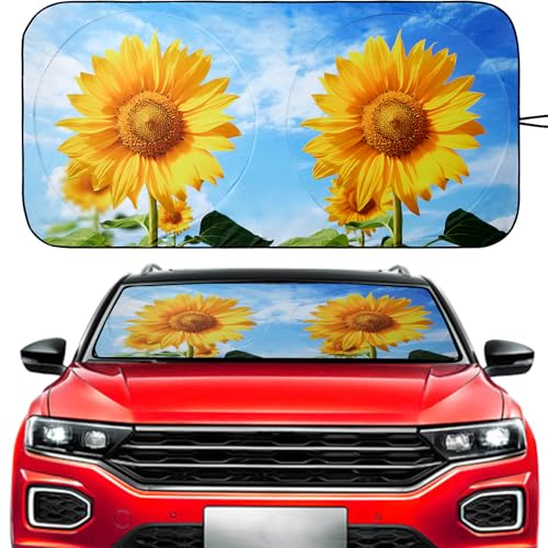 Vepagoo Car Windshield Sun Shade for Front Window, Sun Protector for UV ...