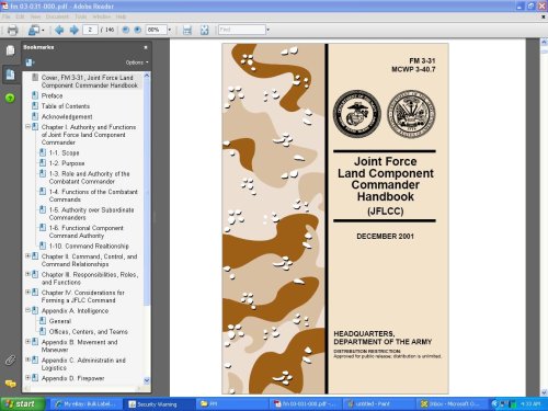 Joint Force Land Component Commander Handbook (U.S. Army Field Manual ...