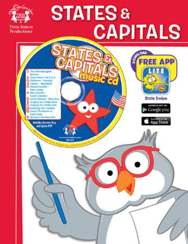 States & Capitals: Includes Lyrics and Answer Key Pdf: Twin Sisters Ip ...
