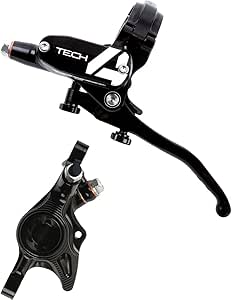 Amazon.co.jp: HOPE Tech 4 X2 ディスクブレーキとレバーセット ブラック フロント油圧ポストマウント ...