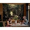 Amazon.com: QGHOT Library Tapestry Misty Witchy Fantasy Forest Wall ...