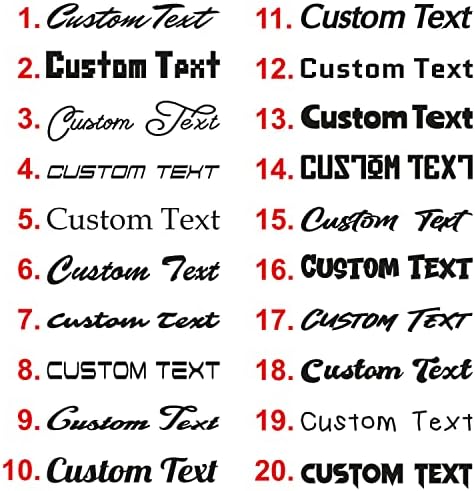 CUSTOM TEXT Personalised Name Lettering Funny Car Van Window Shop Decal ...