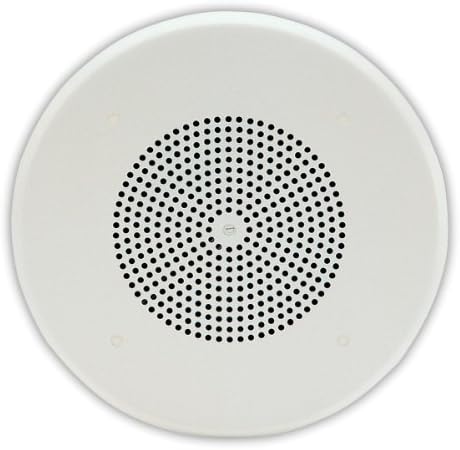 Amazon.com: VALCOM VC-V-1020C 1Watt 1Way 8" Ceiling Speaker White Box ...