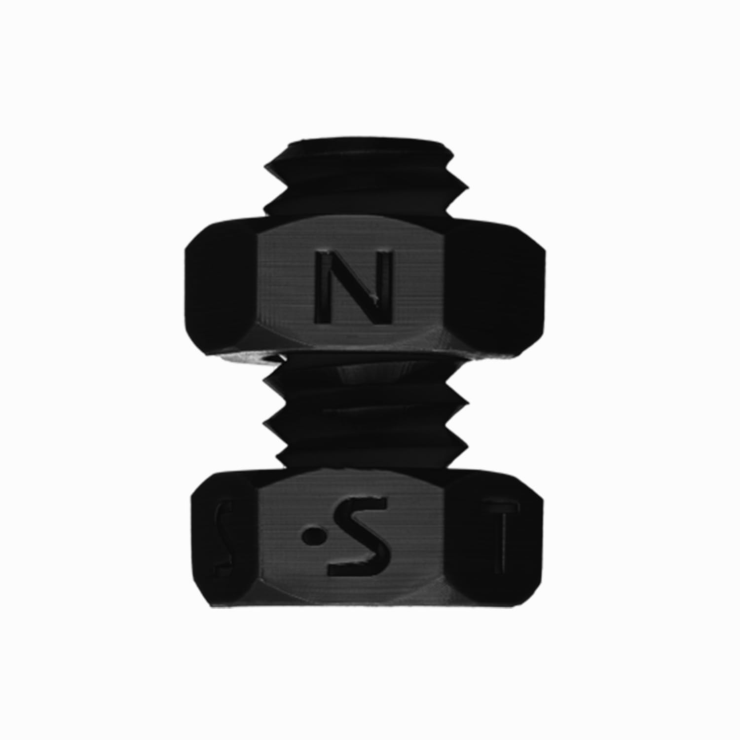 Amazon.com: Stress Nut Black - Cool Fidget Tool for Adults - 3D Printed ...