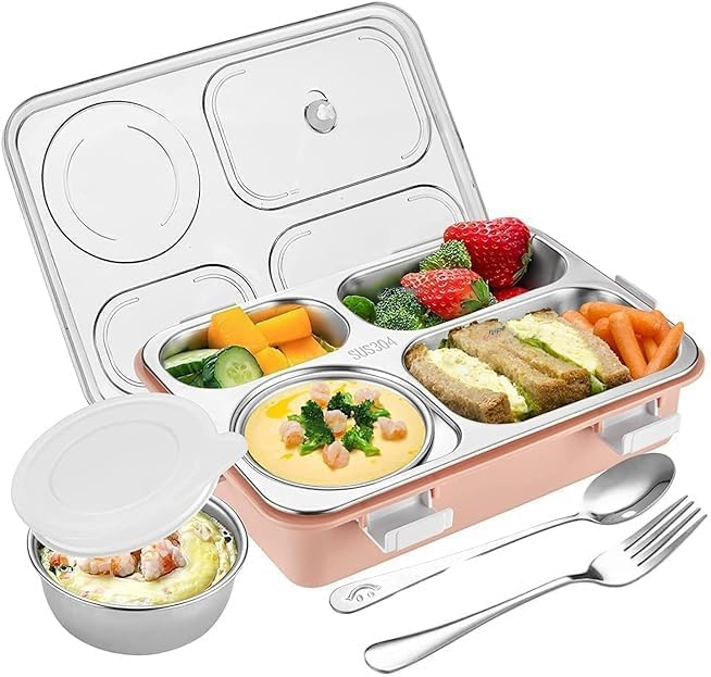 Buy ESnipe Mart Students Sealed Leakage Proof Stainless Steel Lunch Box ...