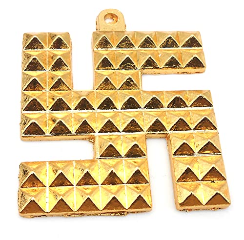 Jaz's Decorative Sri Swastika-Swastik Pyramid Brass Metal Vastu Yantra ...