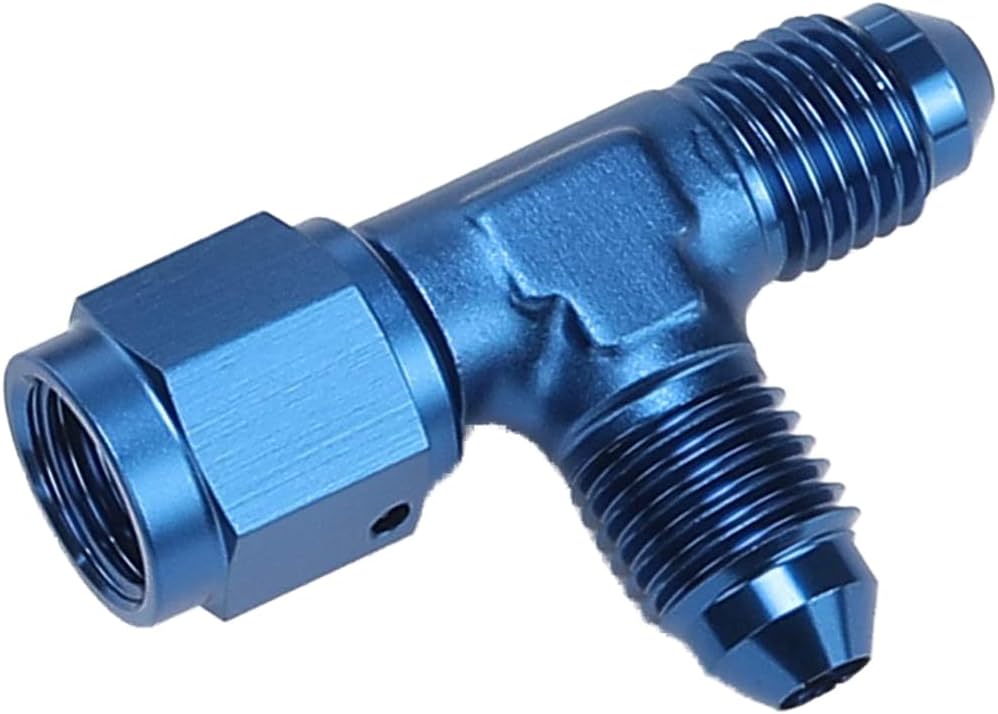 Amazon.com: AC PERFORMANCE -4 AN Male Flare Tee Fitting with AN4 Female ...