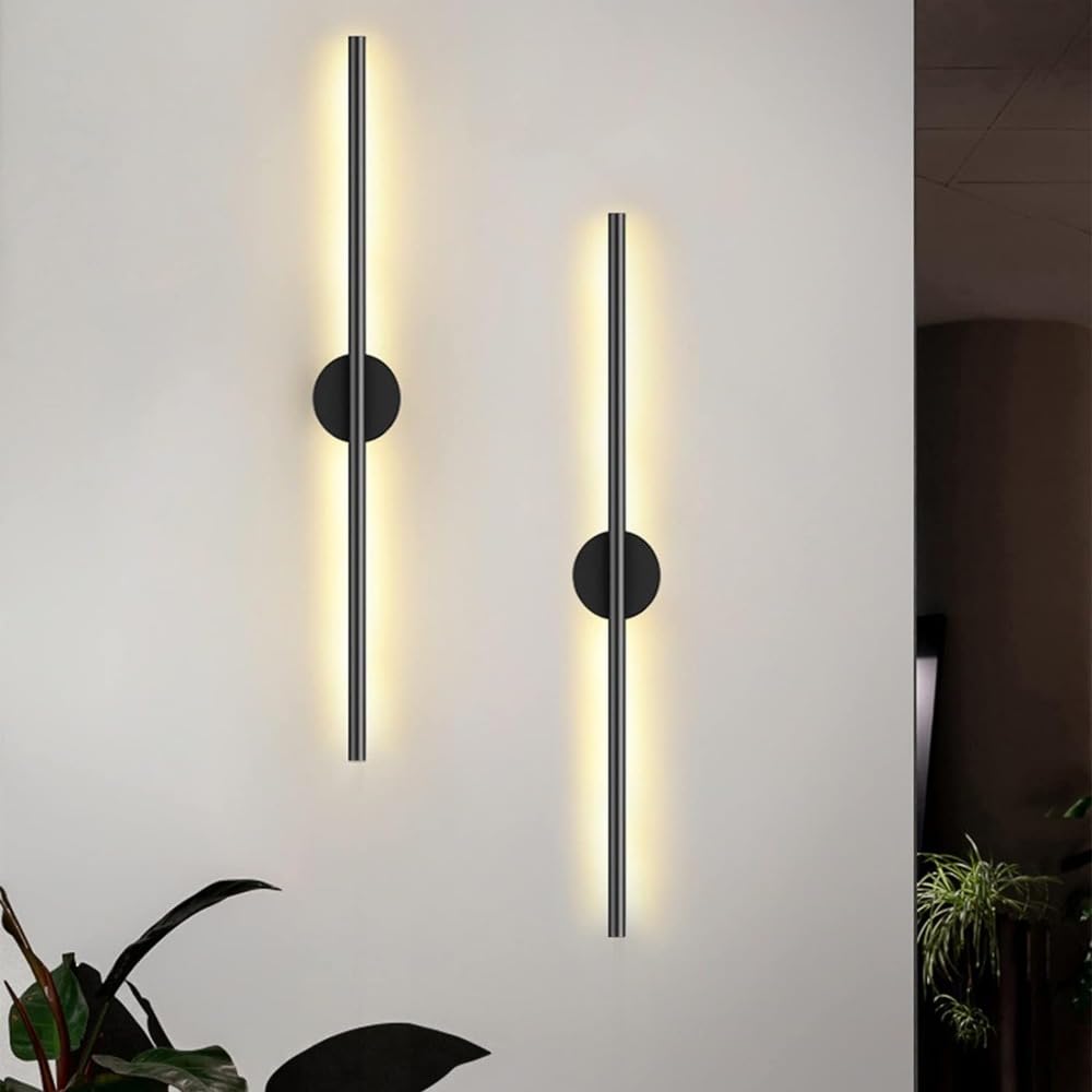 Modern Wall Sconces Linear Bar Metal Linear Wall Mount Lighting Modern