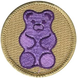 Amazon.com: Purple Gummy Bear Patrol Patch (Sew-on) - ClassB : Arts ...