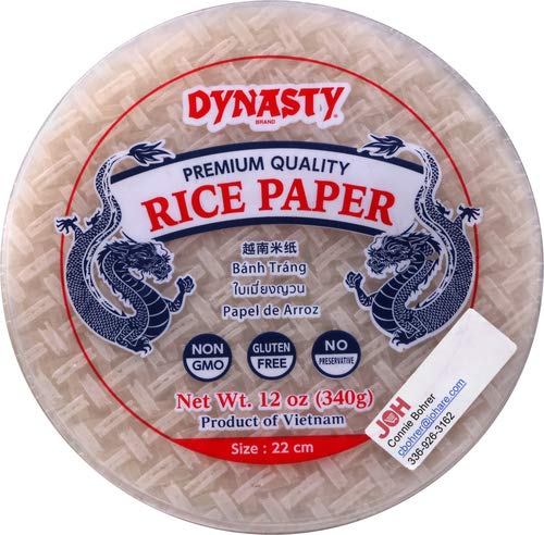 Amazon.com : Dynasty Premium Quality White Rice Paper, 12 oz : Grocery ...