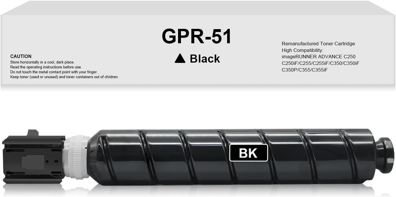 Amazon.com: Heynnie Remanufactured GPR-51 GPR51 Toner Cartridge ...