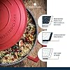 MasterClass Casserole Dish With Lid, Medium 4L/24 cm, Lightweight Cast ...