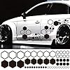 Amazon.com - YOUNICE 52 Grids Car PVC Honeycomb Graphics Hexagonal ...