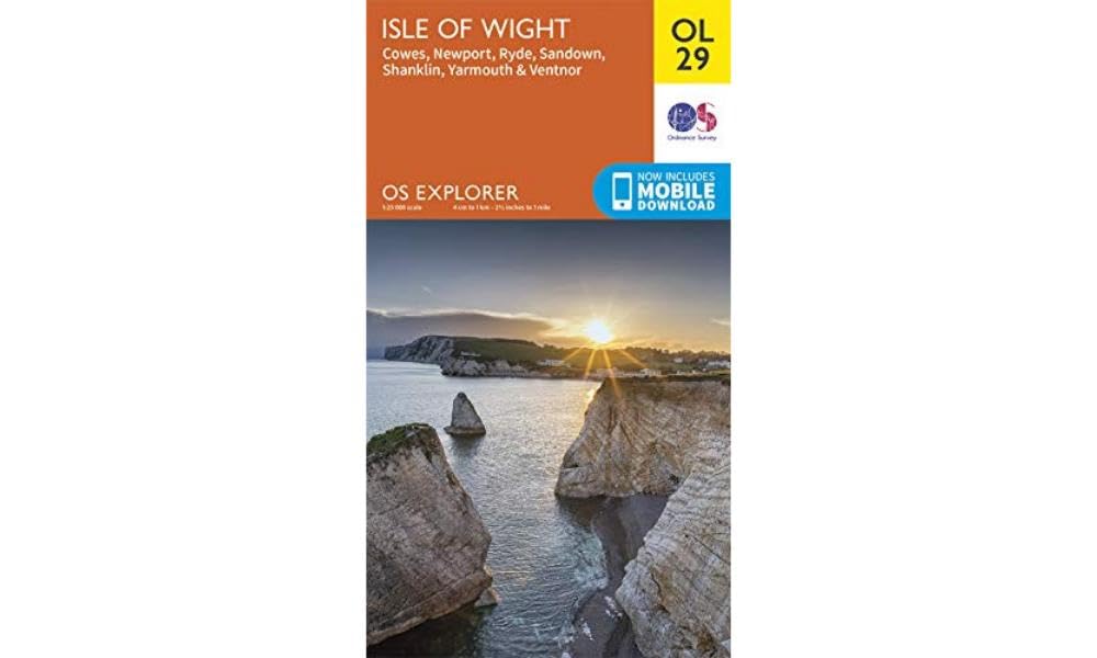 Isle of Wight Map | Cowes, Newport, Ryde, Sandown, Shanklin, Yarmouth ...