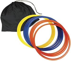 Amazon.com : Sports Health - Flat Agility Hoops, Agility Hoops for ...