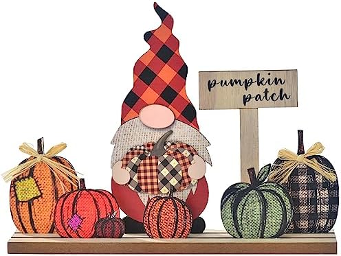 Amazon.com: Ovootok Thanksgiving Decoration for Home, Fall Decor Gnomes ...