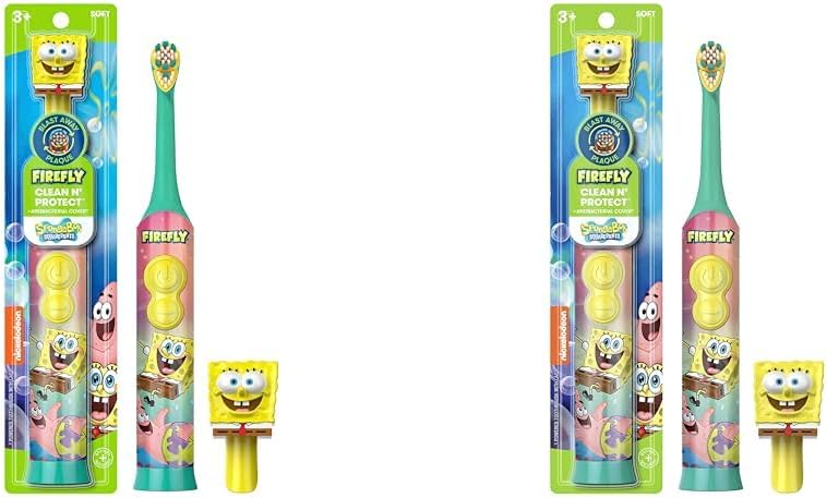Amazon.com: FIREFLY Clean N' Protect, Spongebob Squarepants Toothbrush ...