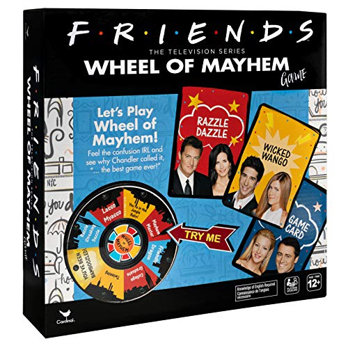 Spin Master Friends TV Show, Wheel of Mayhem Game, for Adults - Want It All