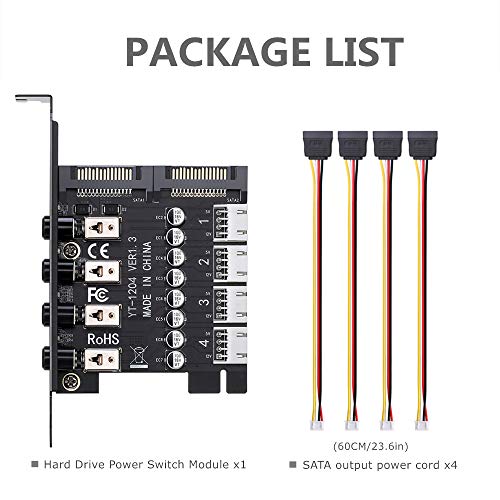 Snapklik.com : Hard Drive Power Switch Module For 2.5 Inch / 3.5 Inch ...